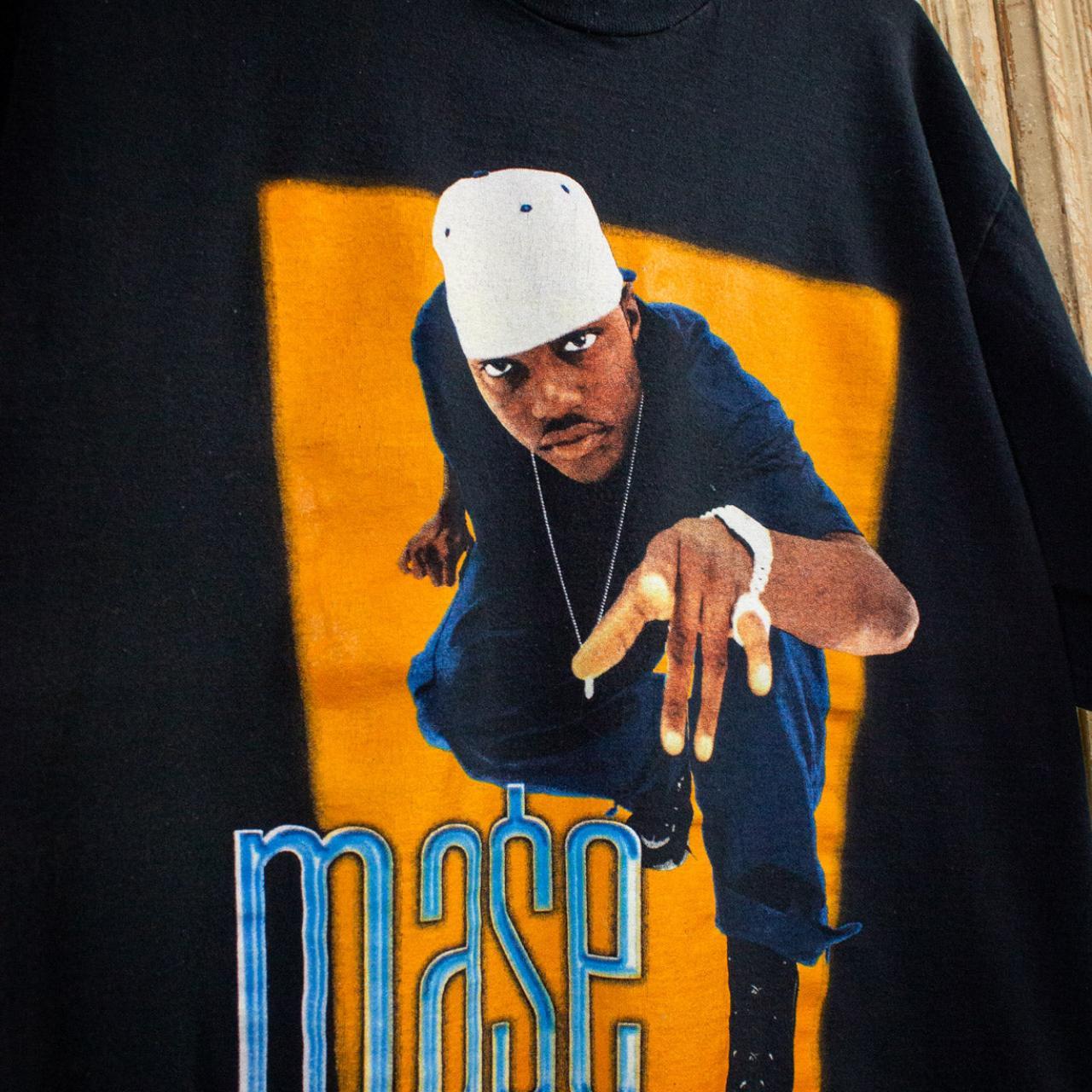 Vintage Mase Rap Tee 1997 Black ♥ MATERIAL &... - Depop