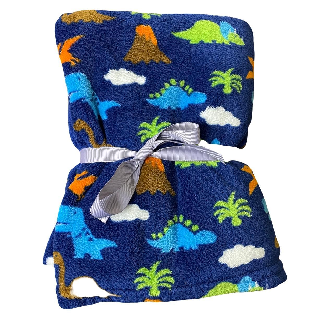 Dolgen kids dinosaur print blanket Fleece ( 100%... - Depop