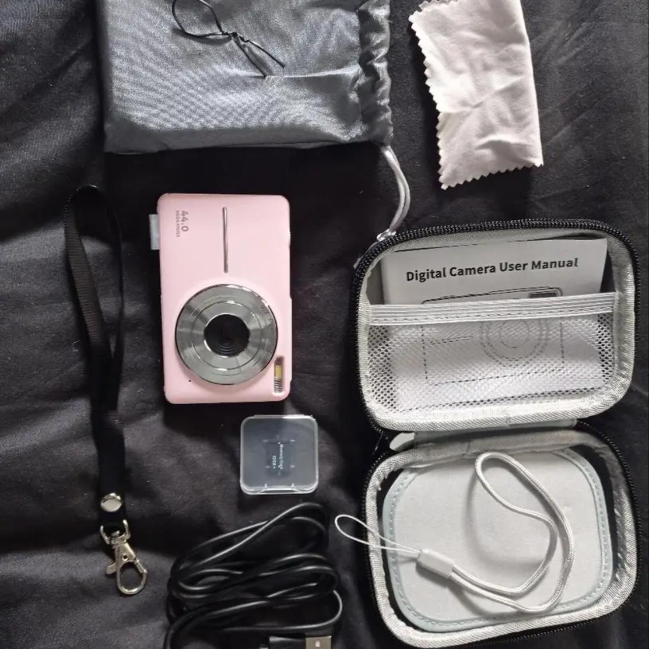 This is a really cute pink camera set that I bought... - Depop