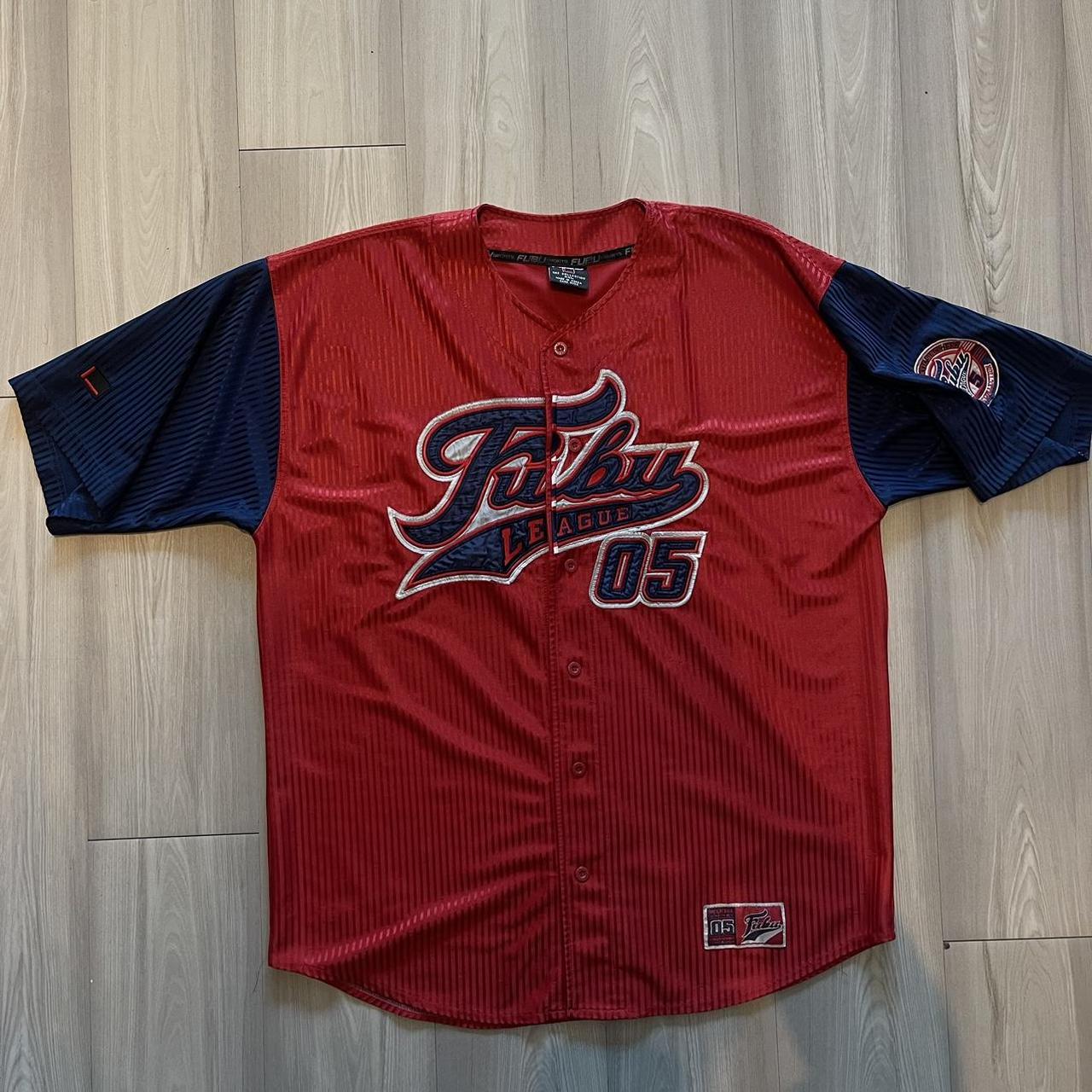 FUBU CLASSIC COLLECTION 05 Baseball Jersey Mens SIZE... - Depop