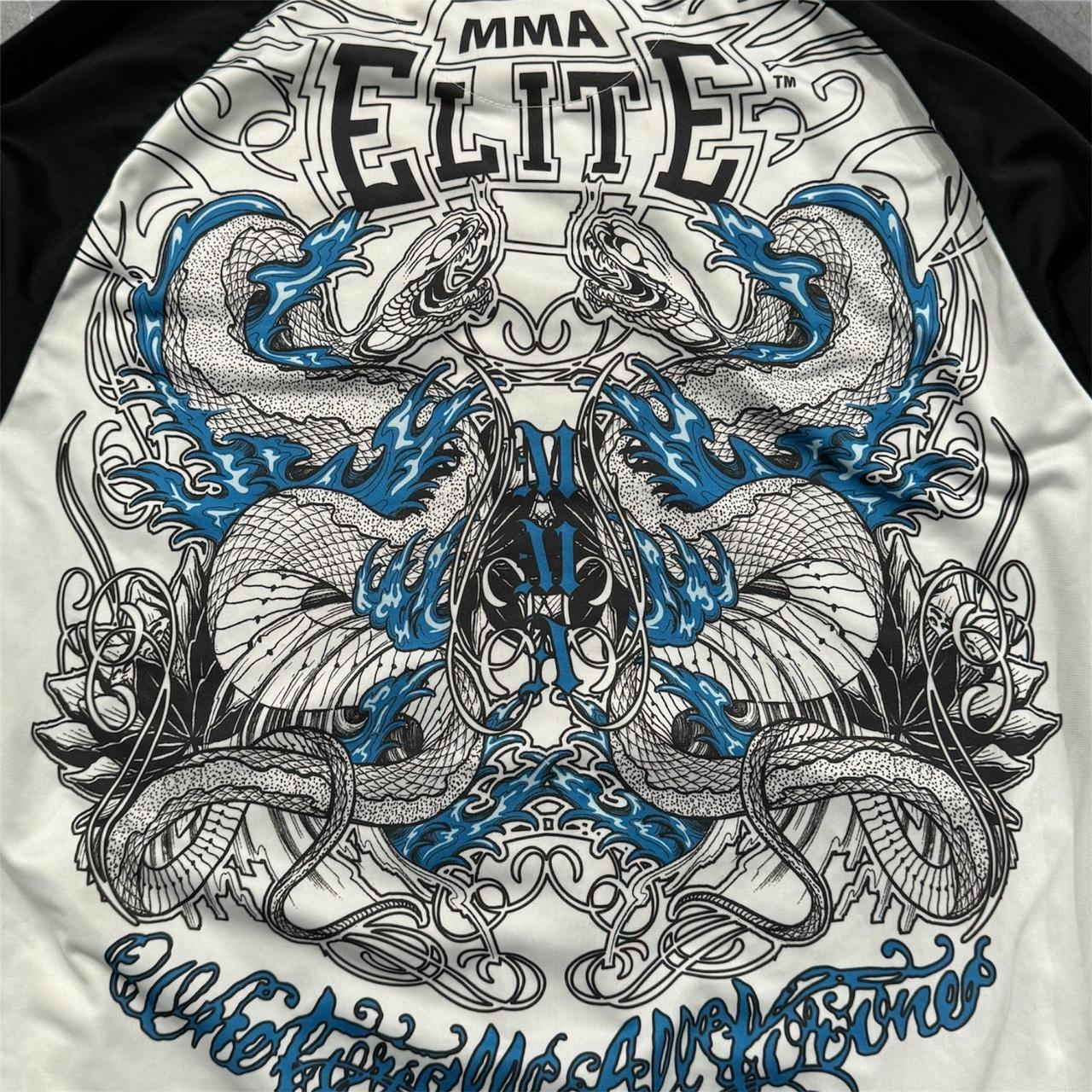 MMA ELITE track jacket TWIN SNAKES with cyber hits... - Depop