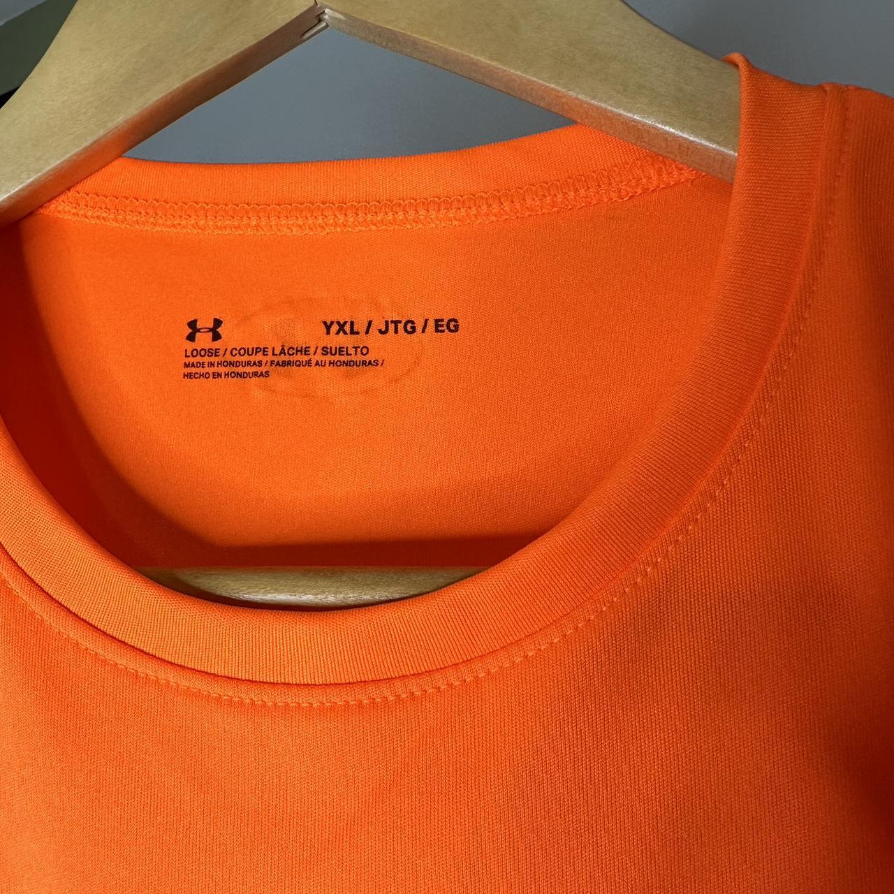 Under armour orange sleeveless shirt New with tags... - Depop