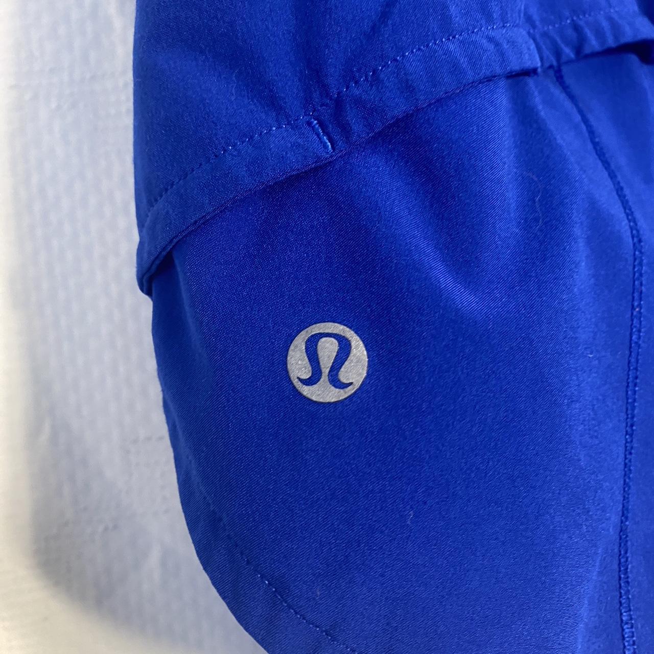 lululemon speed up shorts size 2 bright blue color,... - Depop