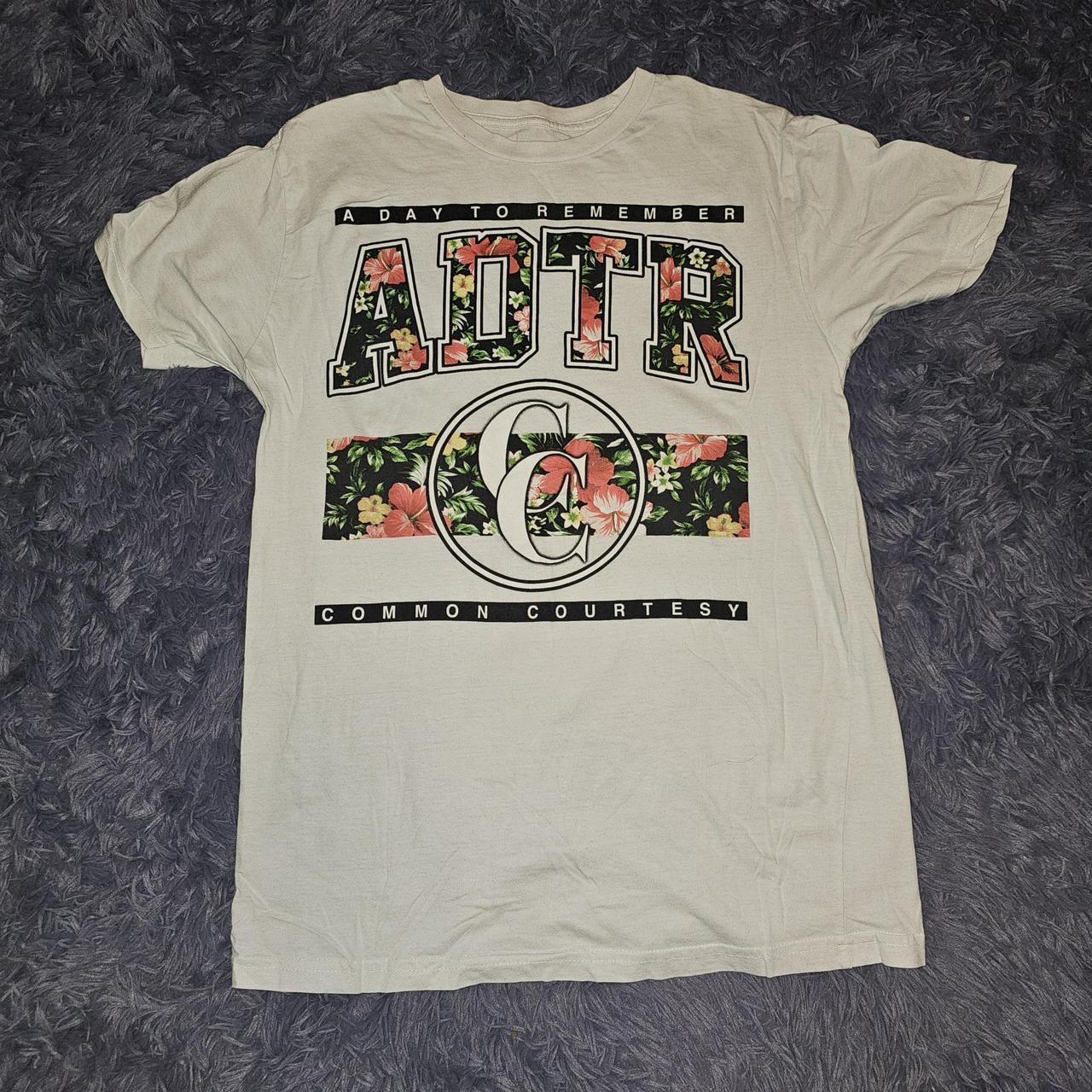 A day to remember floral band tee #adtr #emo #metal... - Depop