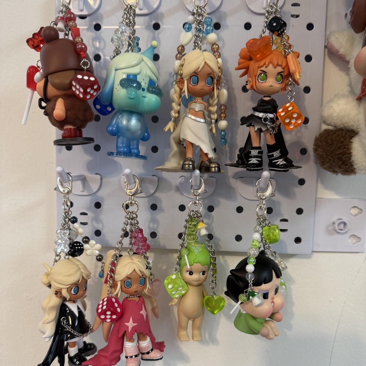 Popmart figurines turned into keychains. IG:... | Depop