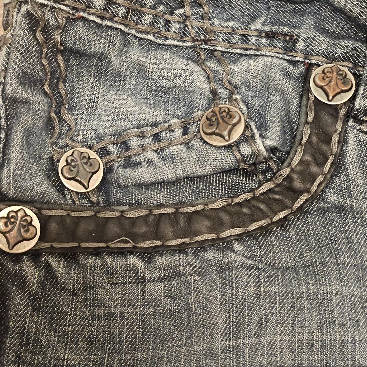2008 Affliction Cooper relaxed boot jeans in... - Depop