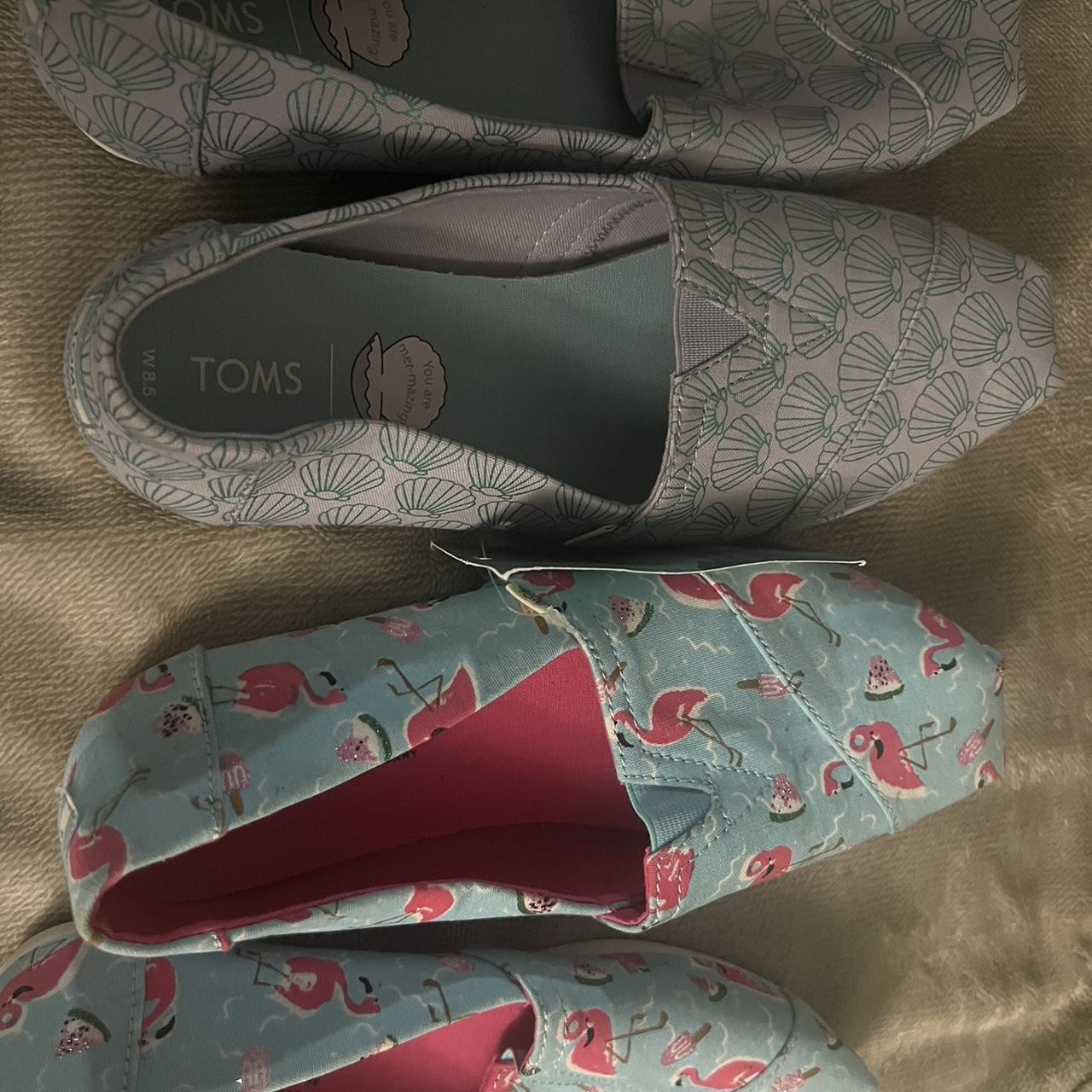 Size 8.5 brand new with tags toms shoes, one pair... - Depop