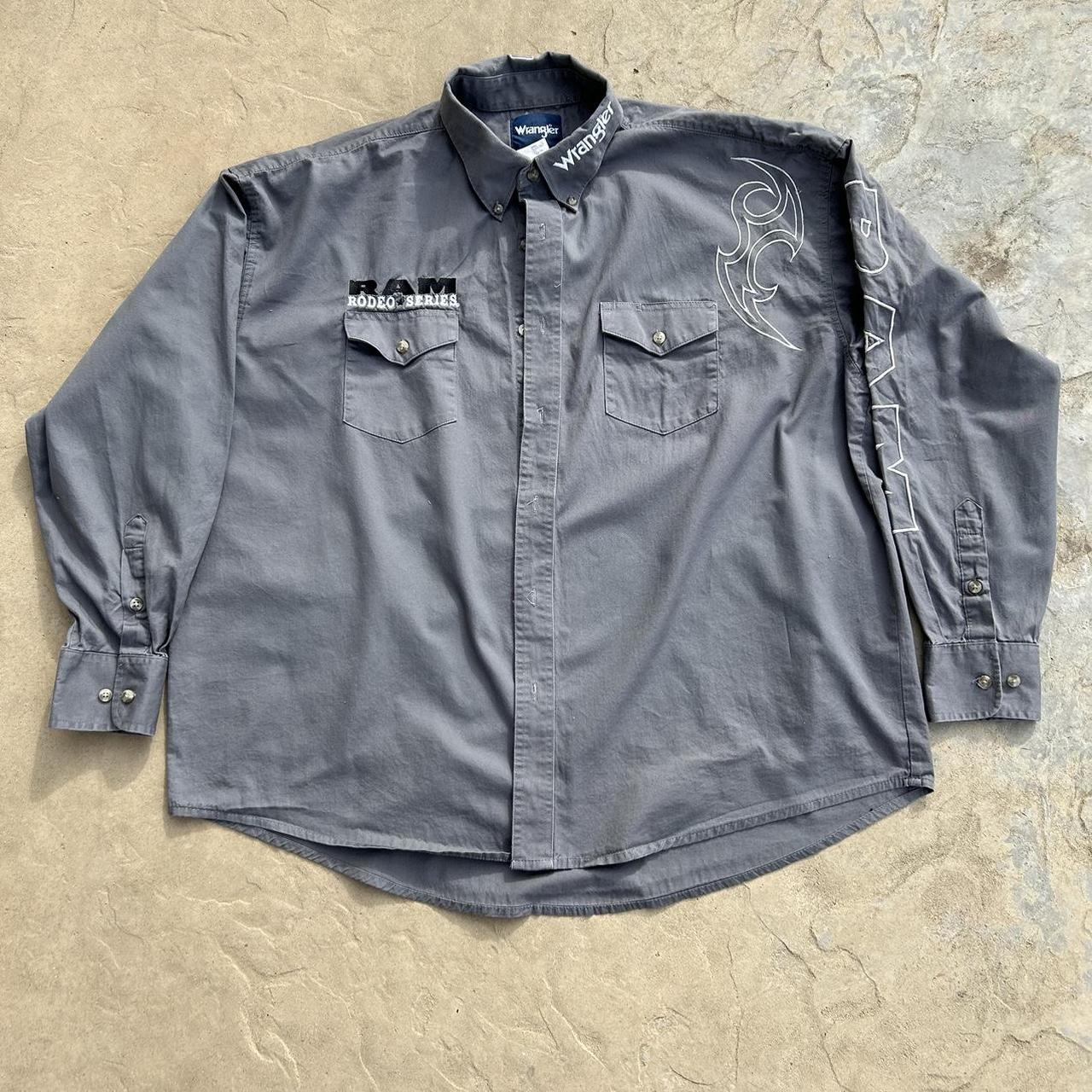 Wrangler Ram Rodeo Series Button Up - Depop