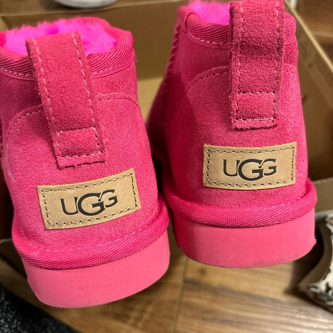 Mini Ugg Taffy Pink Size 7 almost brand new - Depop
