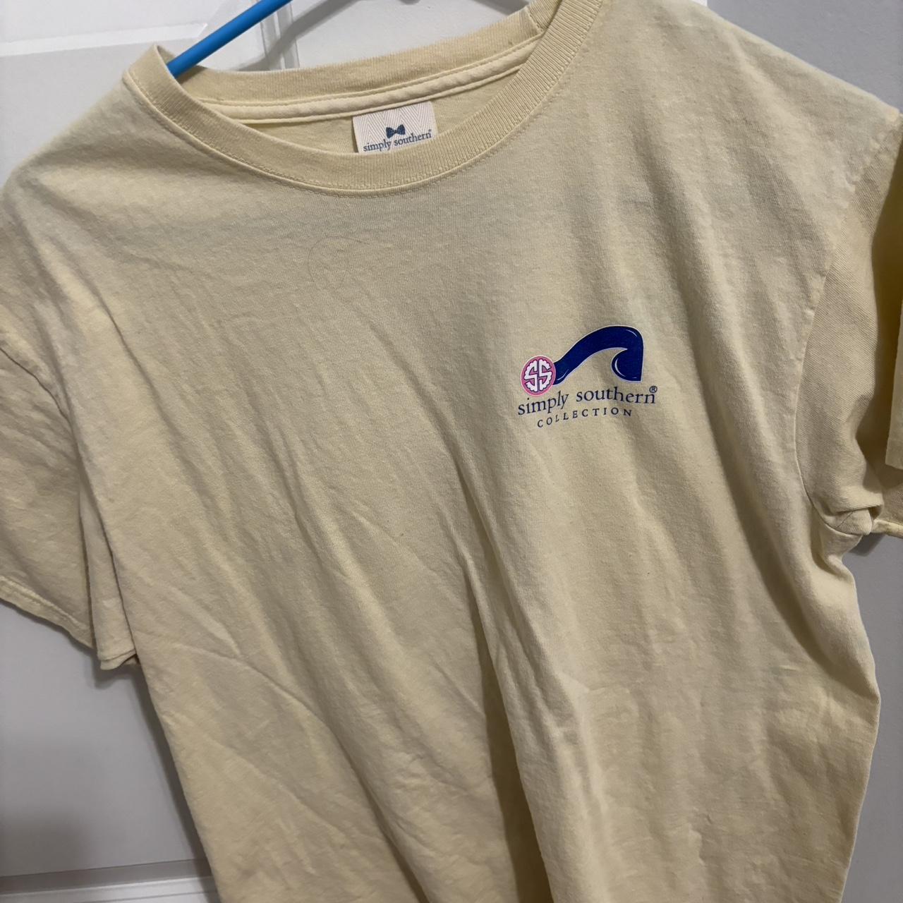 Yellow simply southern tee - Depop