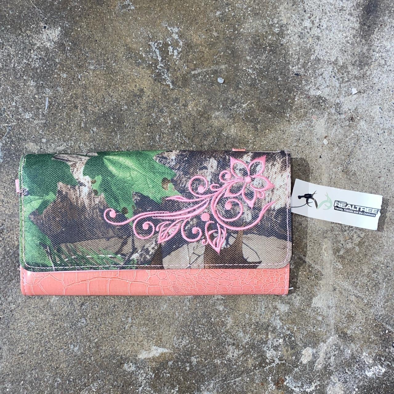 Realtree mossy oak hunting Mcbling Y2k wallet 8x4... - Depop