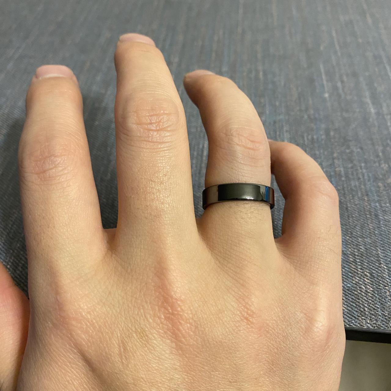 y2k 90s retro vintage ring for men and women, couple... - Depop