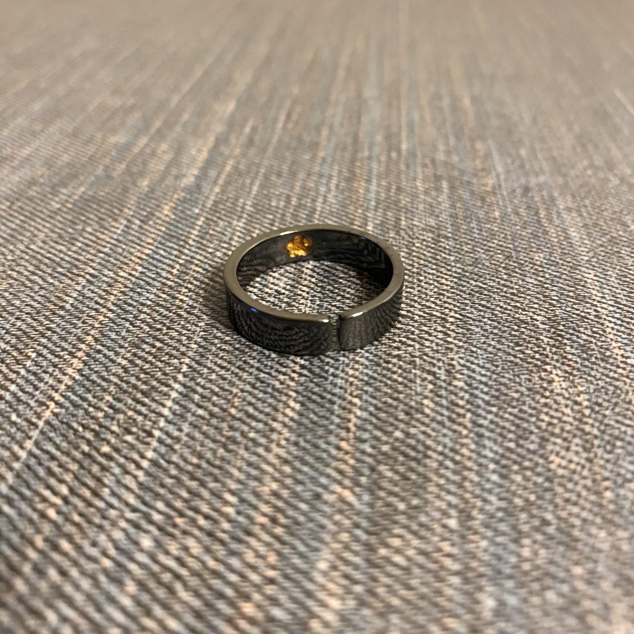 y2k 90s retro vintage ring for men and women, couple... - Depop