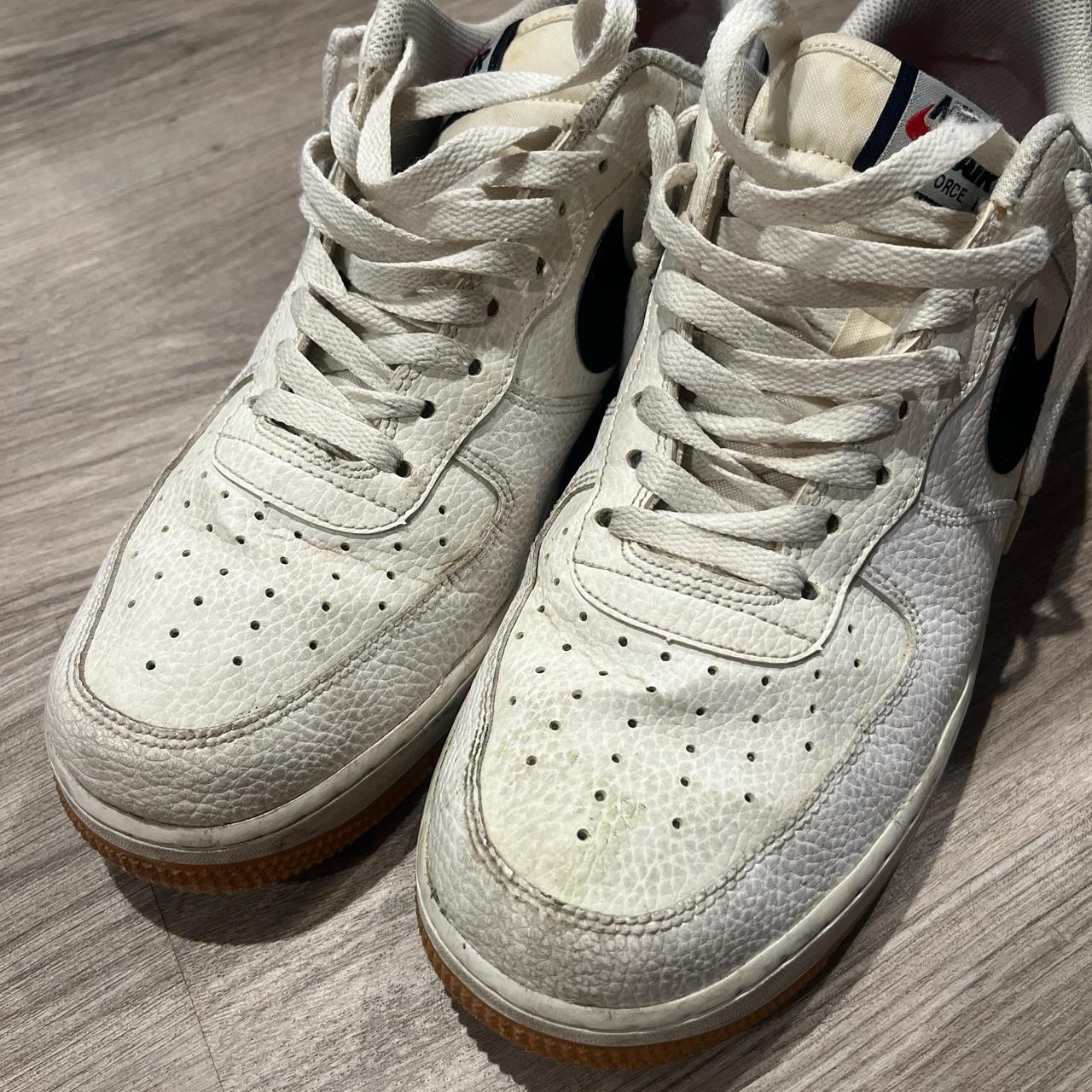 These are beat up Air Force 1s from my personal. I... - Depop