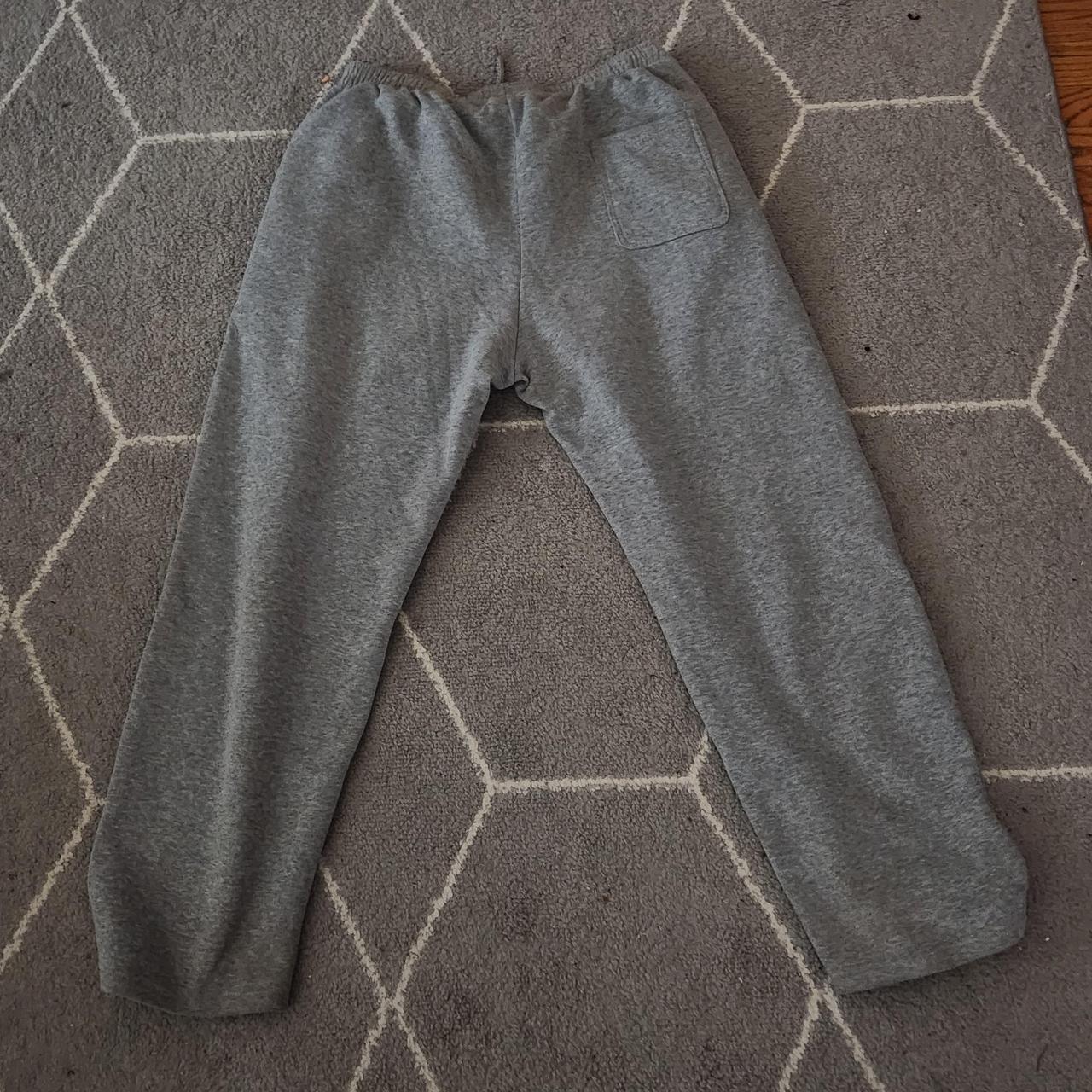 SDL (SkysDaLimittt) grey & white sweatpants #SDL... | Depop