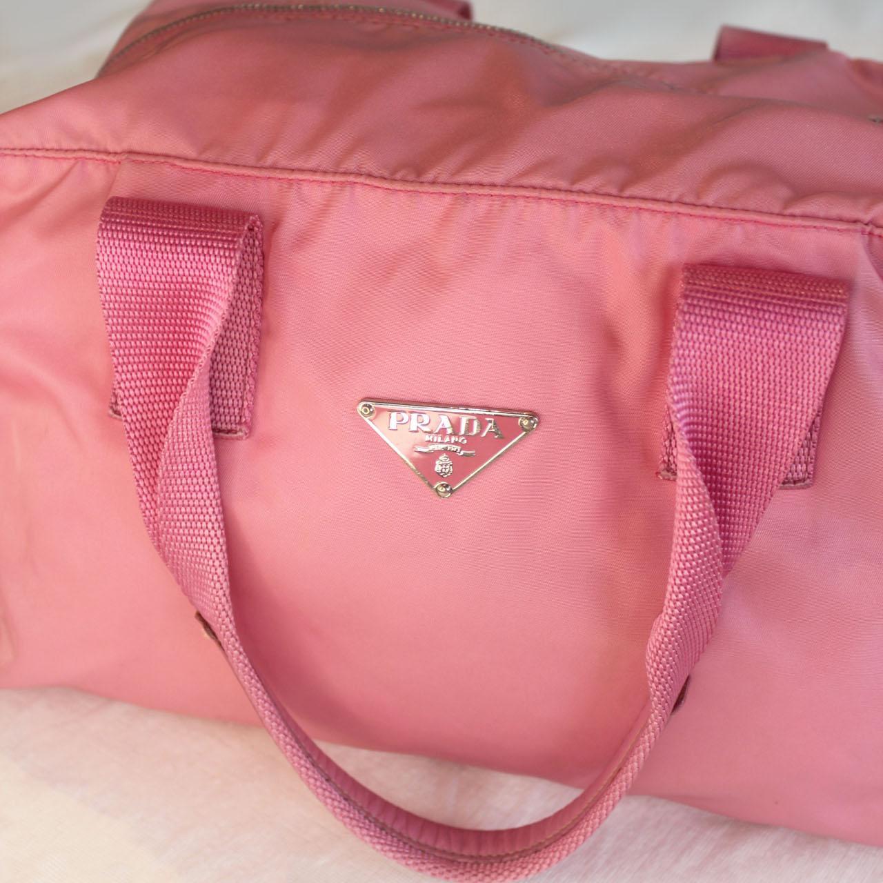 Prada Pink Nylon Shoulder Bag A Limited Edition Depop