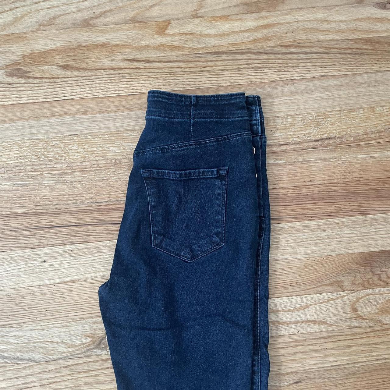 J Brand Dark Blue Button Fly Jeans - Size 27 - Depop