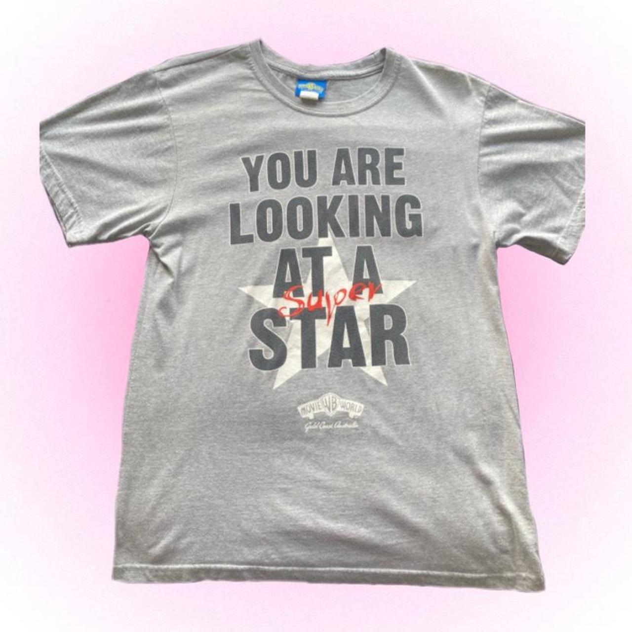 Movie World Super Star tshirt. Worn max two times... - Depop