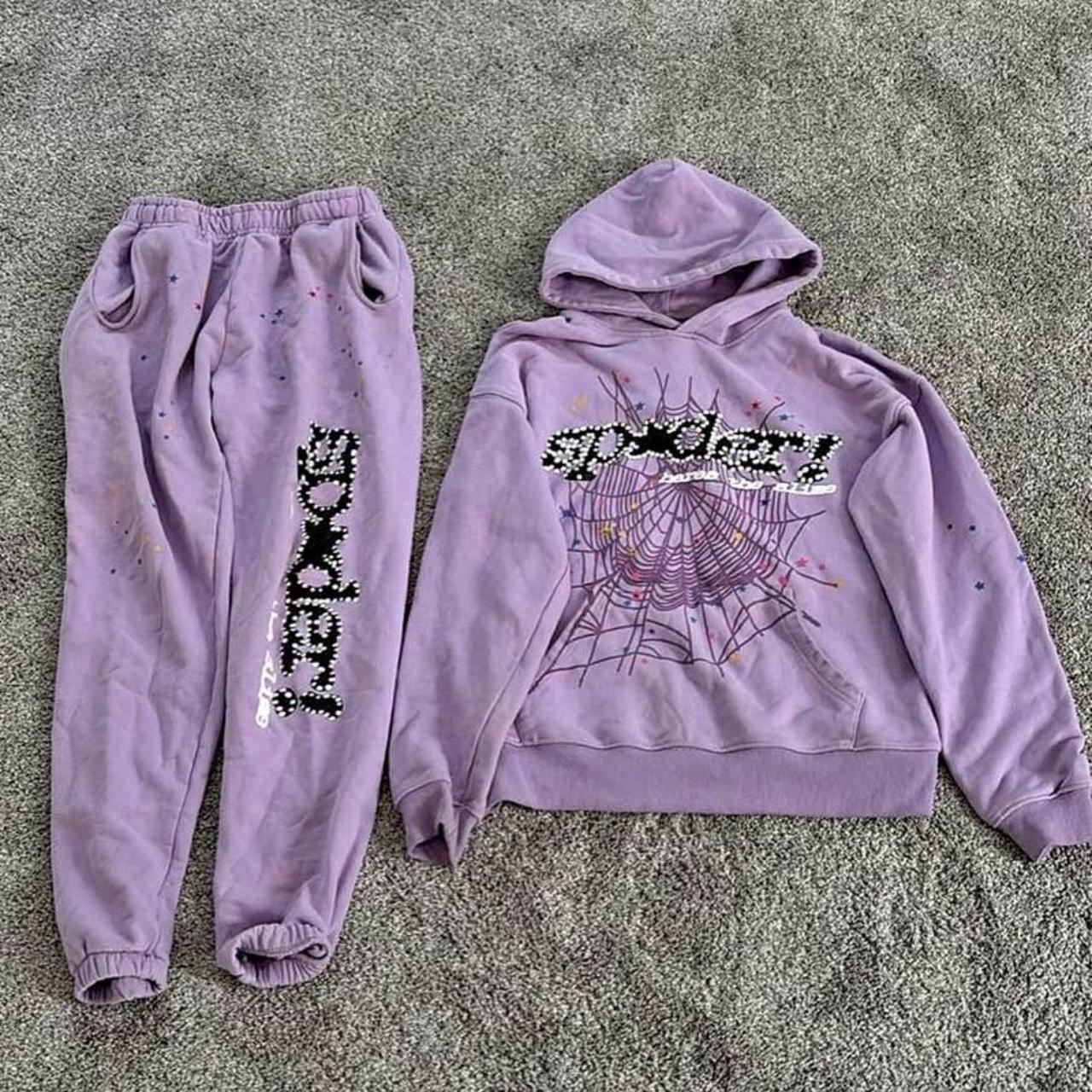 sp5der track suit, stock x verified, dm to buy just... - Depop