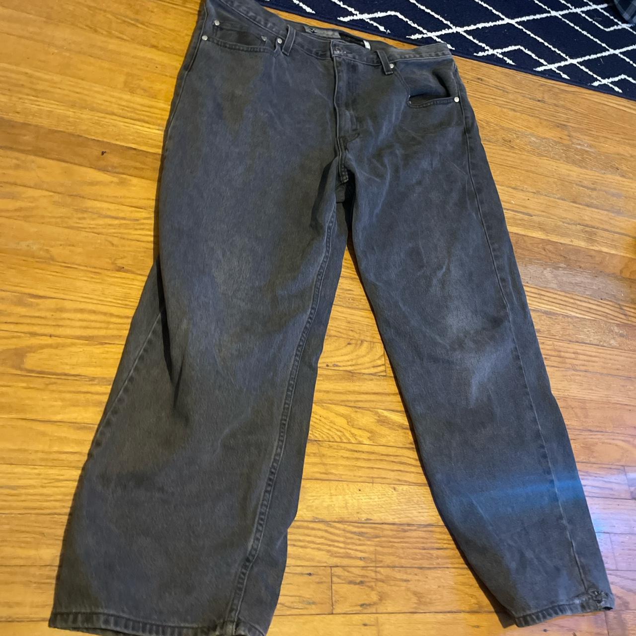 Y2K grey silver tabs 38 x 30 Ask if have any... - Depop