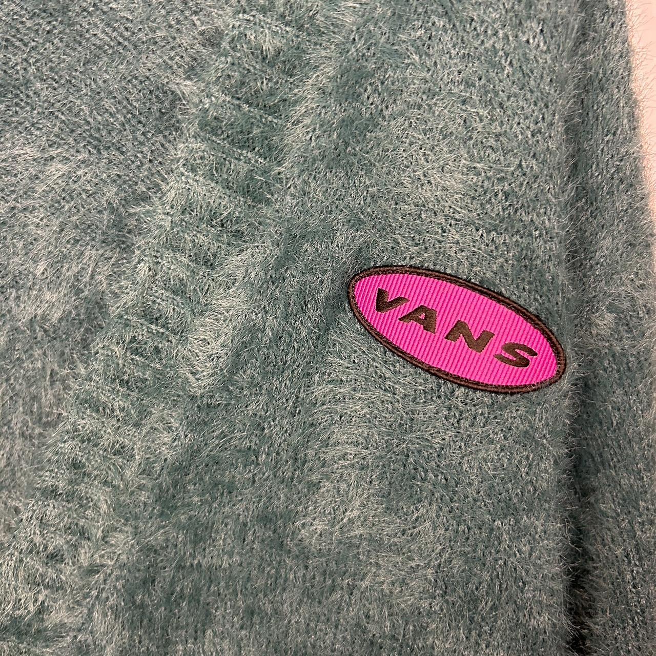 Fuzzy vans cardigan #vans #cardigan - Depop
