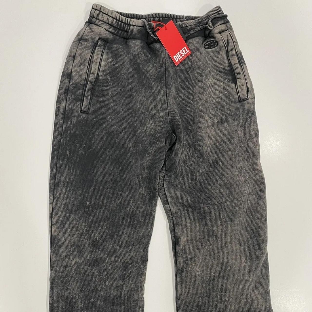 DIESEL P-TOPPAL PANTALONI DOUBLE LAYER SWEATPANTS... - Depop