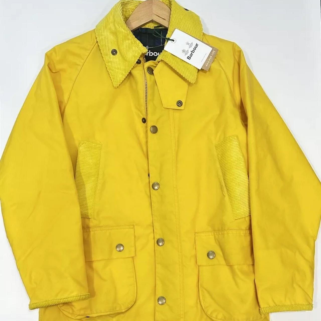 Barbour X Palm Angels Spray Logo Waxed Jacket In... | Depop