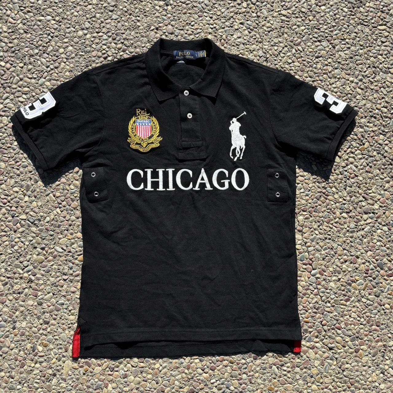Black Ralph Lauren Chicago polo Flexible on... - Depop