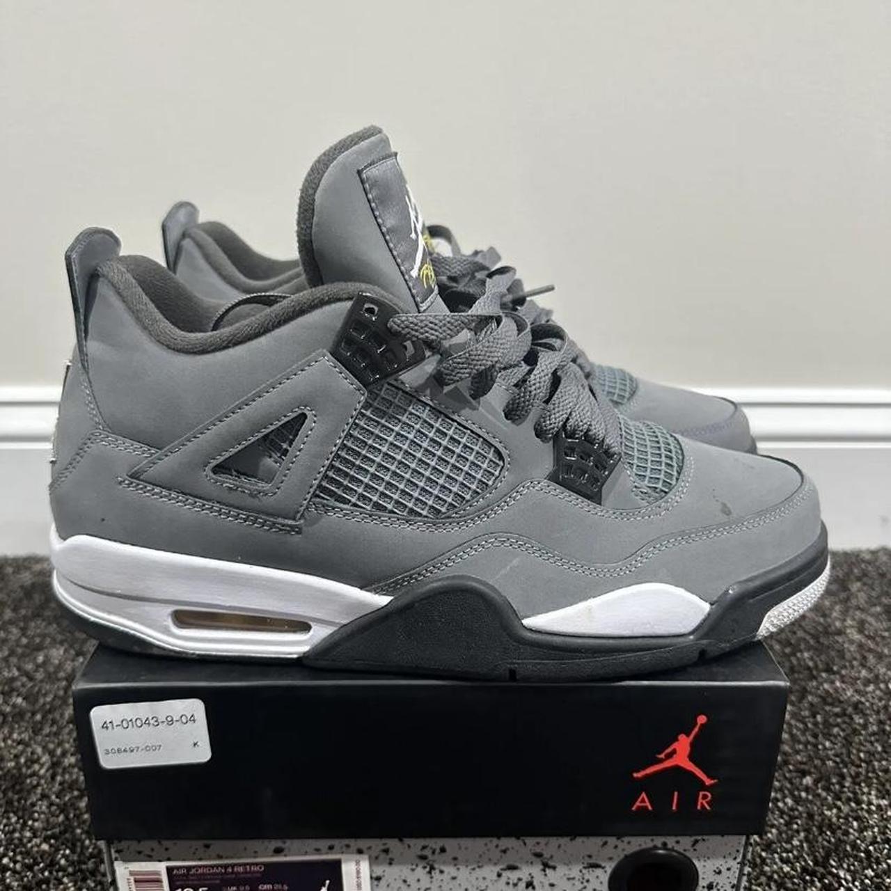 Air Jordan 4 Retro Cool Grey 2019 Sneaker Size 10.5 - Depop