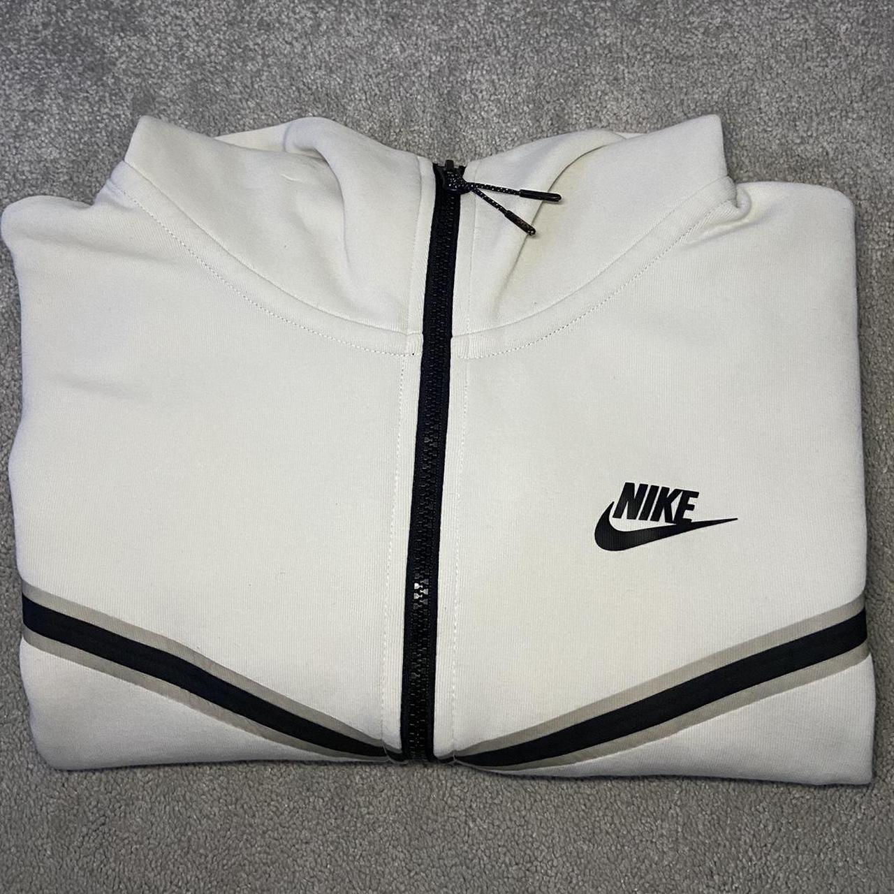 Nike Tech Fleece jumper Colour: White Size... | Depop
