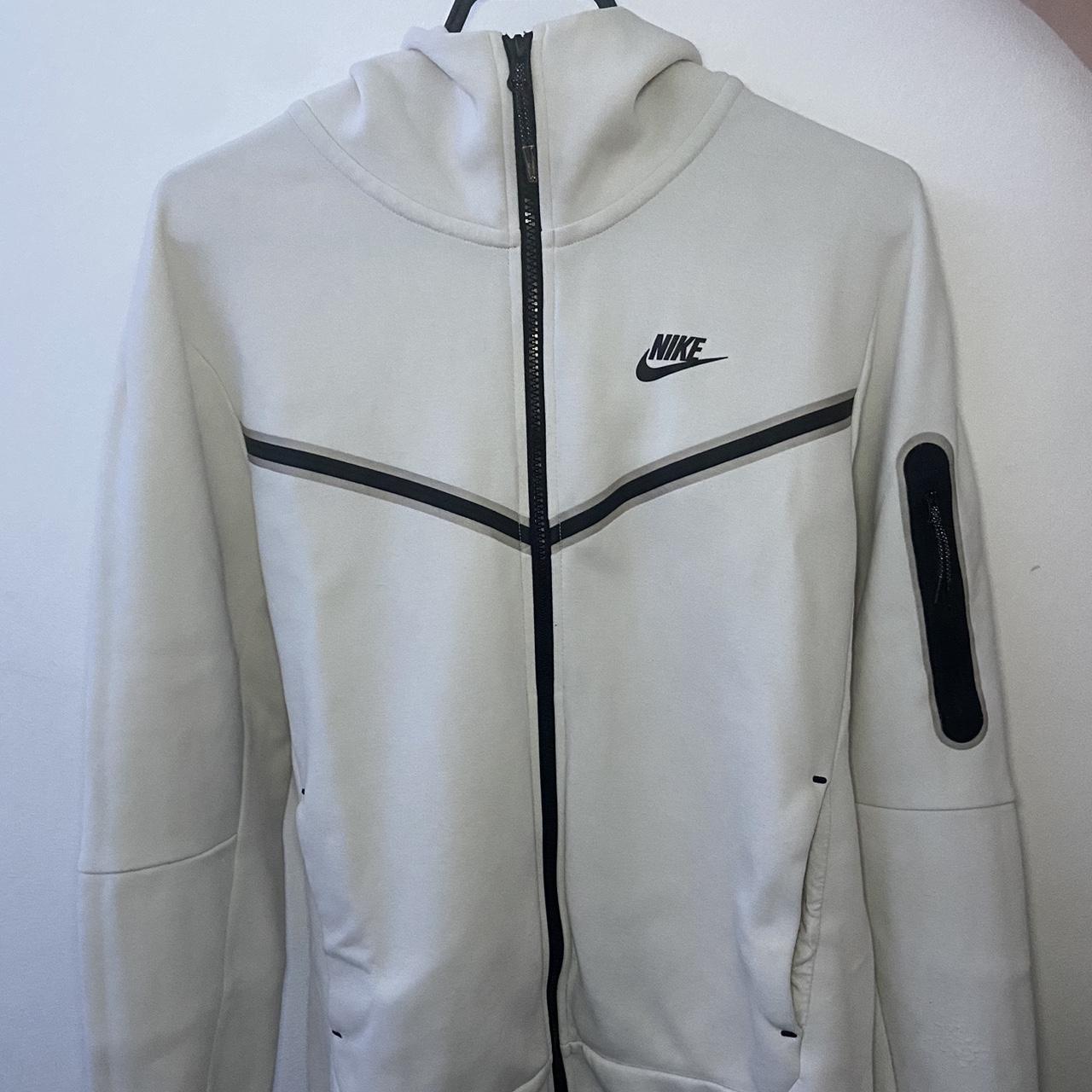 Nike Tech Fleece jumper Colour: White Size... | Depop