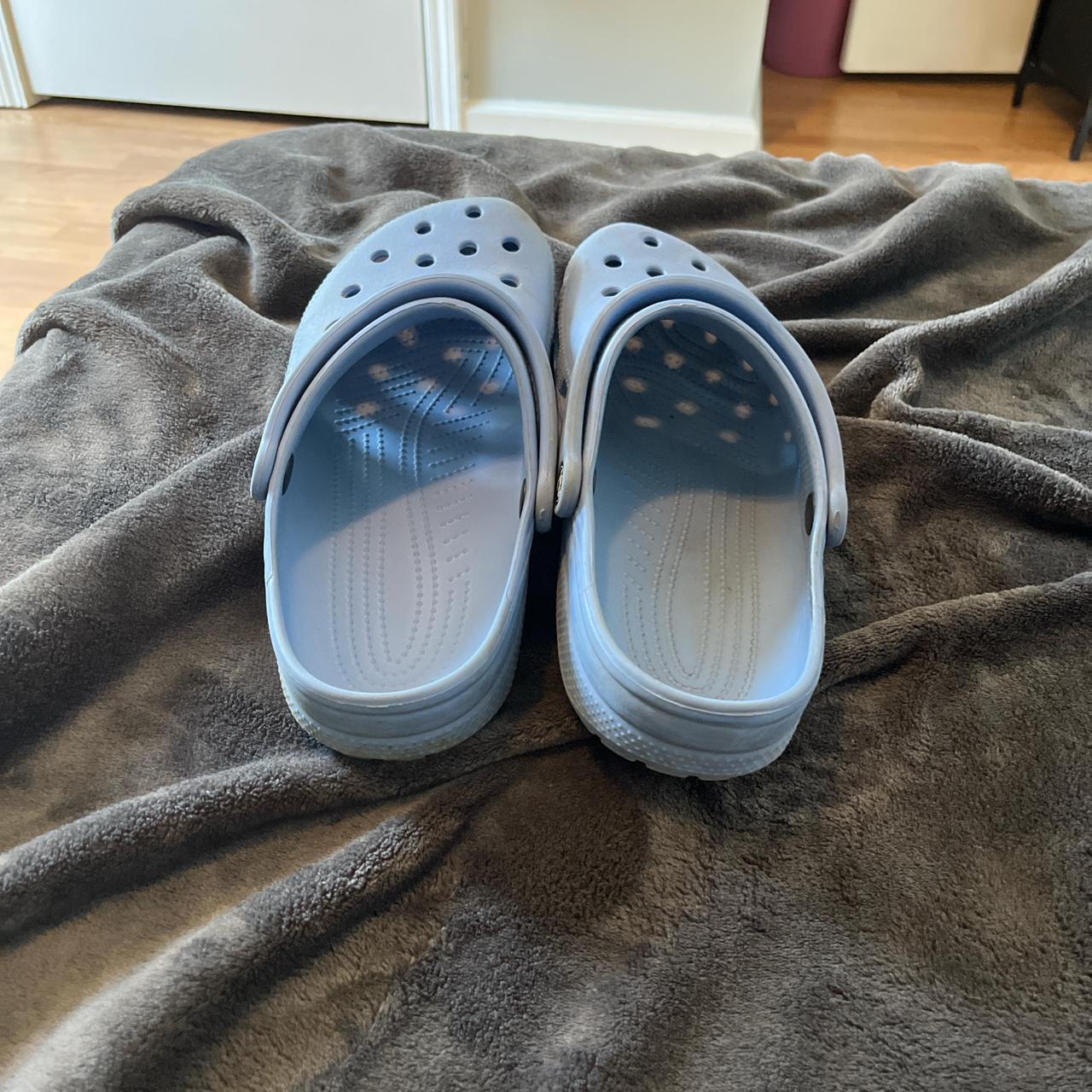 Light blue Crocs clogs #clogs Really dirty Taking... - Depop