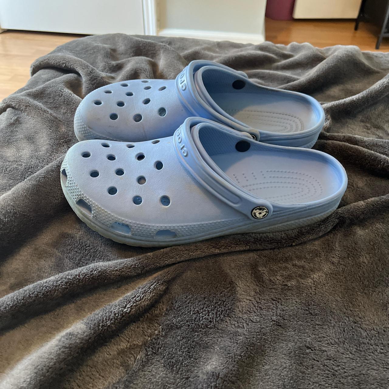 Light blue Crocs clogs #clogs Really dirty Taking... | Depop