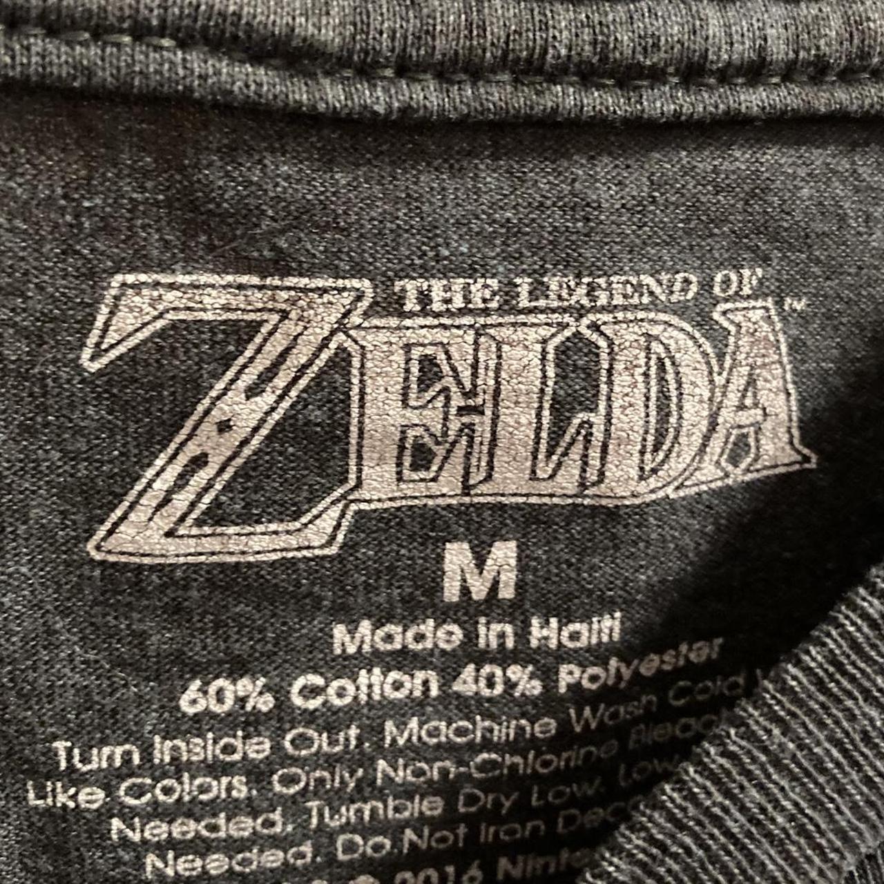 The Legend of Zelda Triforce Grey Green and Yellow... | Depop