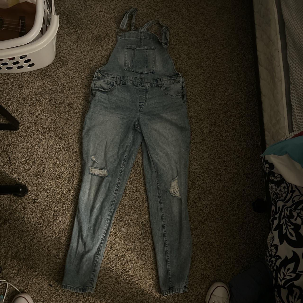 Size 12 overalls from Maurice’s. Worn once. Let me... - Depop
