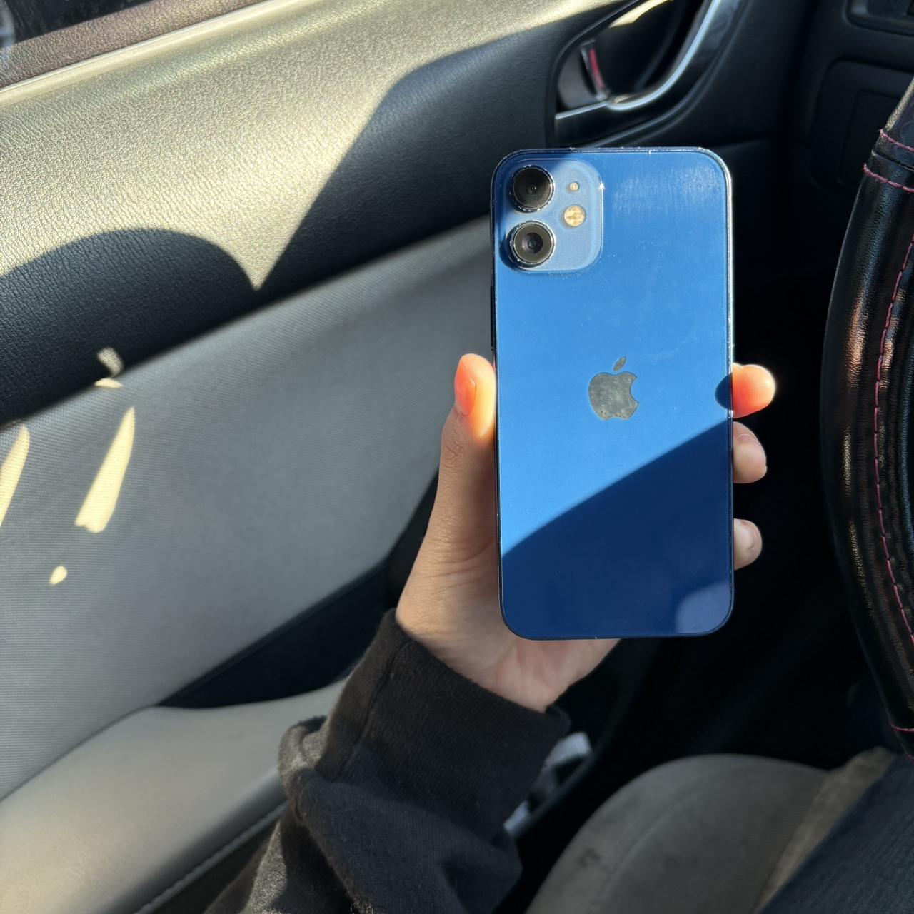 Blue iPhone 12 mini ITEM ON HOLD FOR ALYXIS -... | Depop