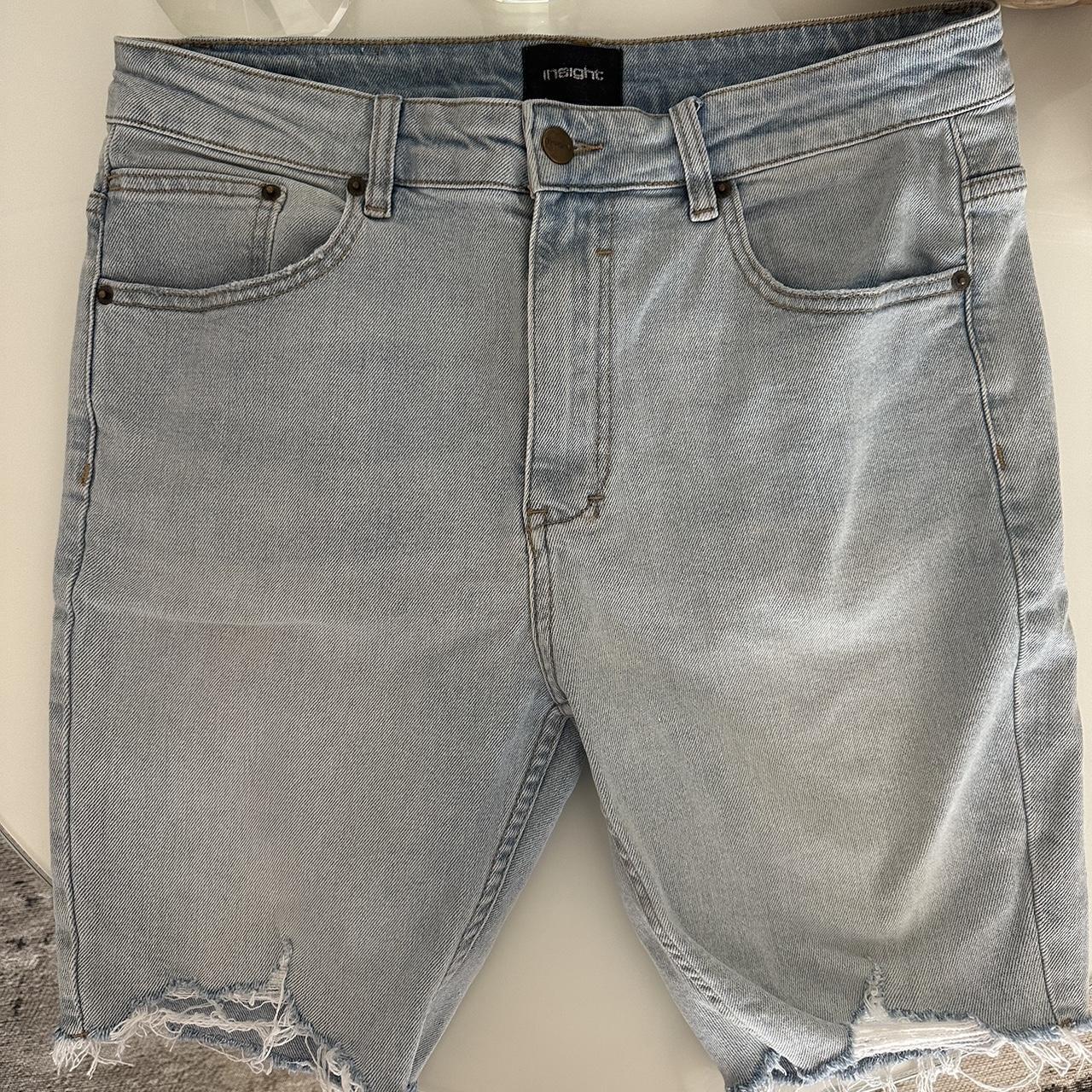 MENS INSIGHT DENIM SHORTS - size 32 - excellent... - Depop