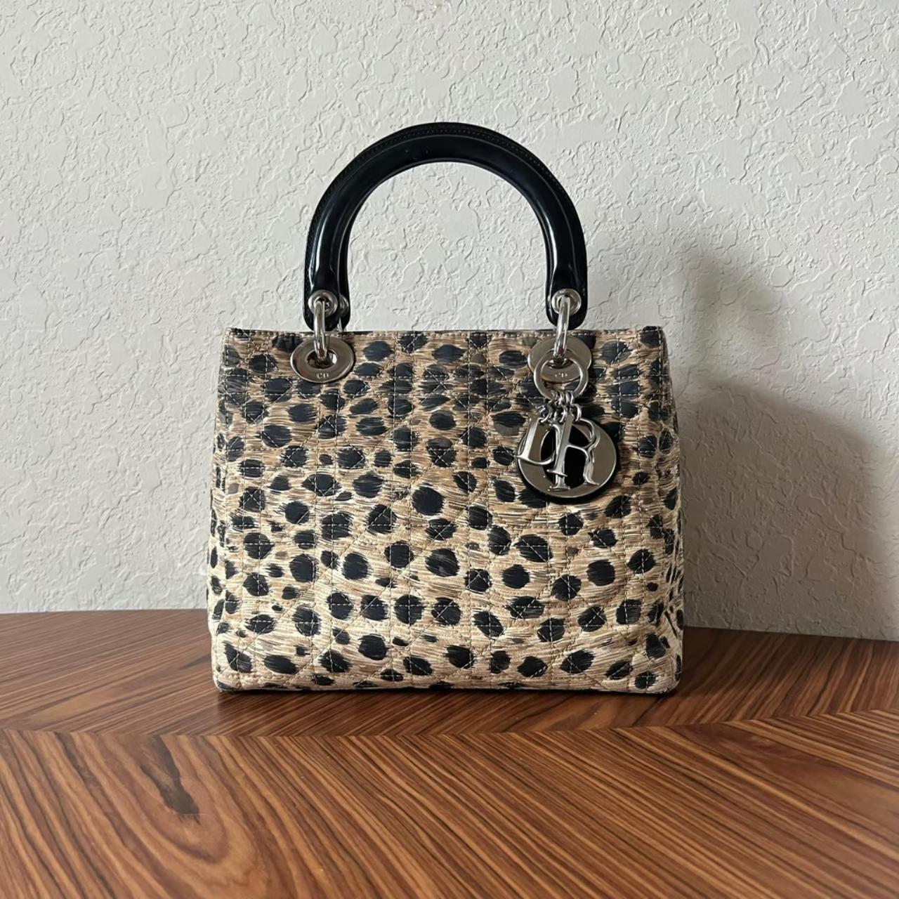 Authentic Dior Animal Print Canvas Vintage Lady Dior... - Depop