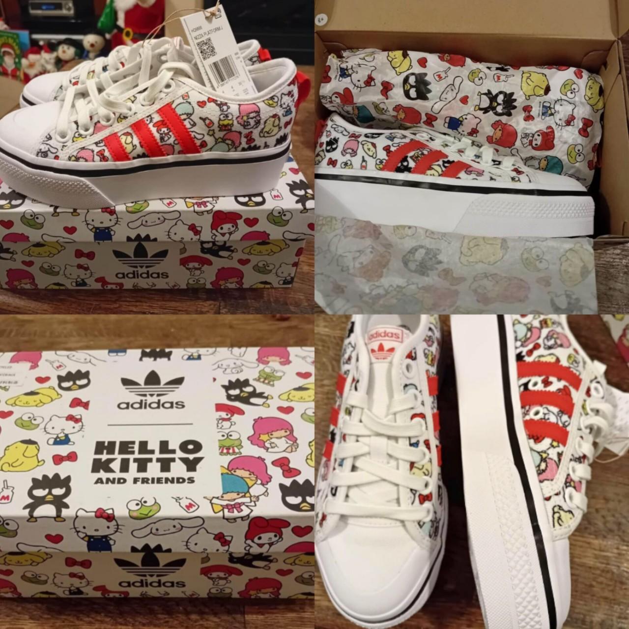Limited edition Adidas sanrio hello kitty trainers... - Depop