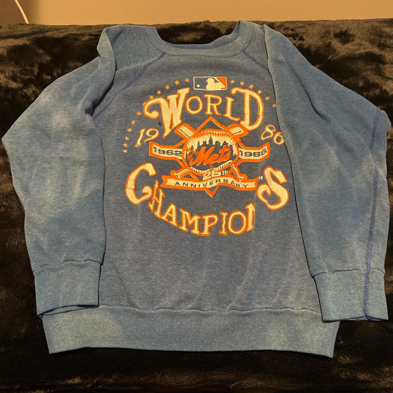 Vintage youth NY Mets sweater circa 1986 size... - Depop