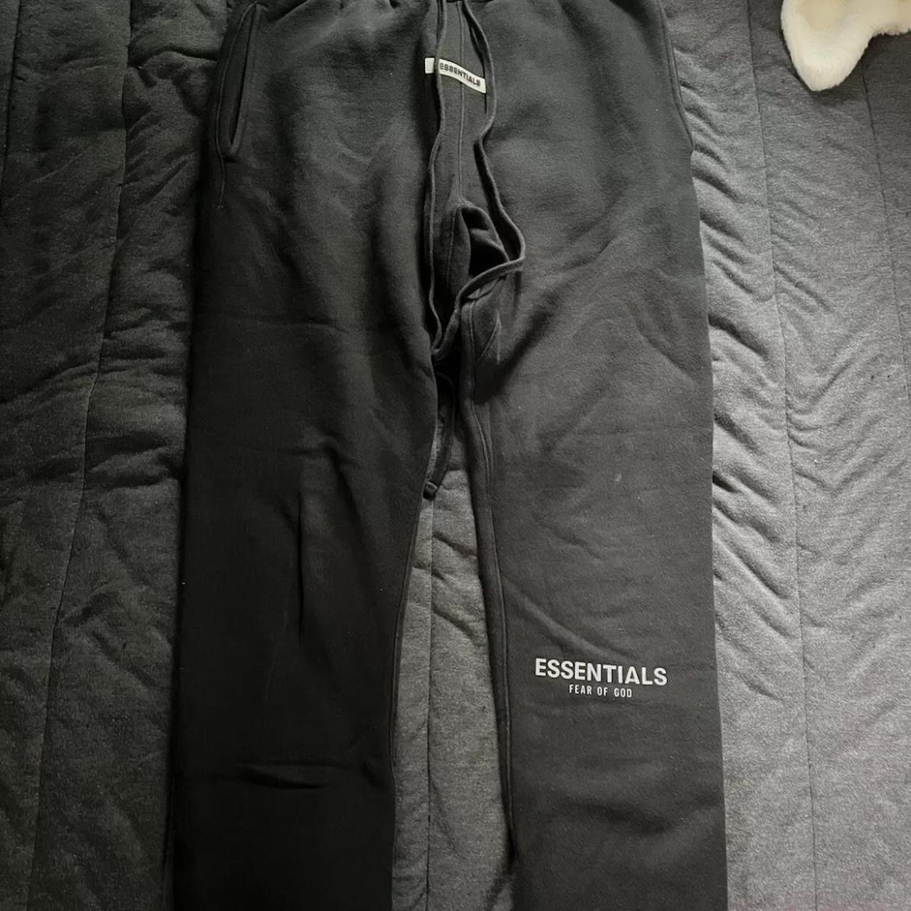essentials fear of god stretch limo joggers - brand... - Depop