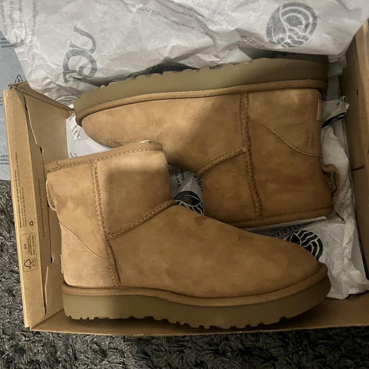 Ugg classic mini chestnut Uk 4 - Depop
