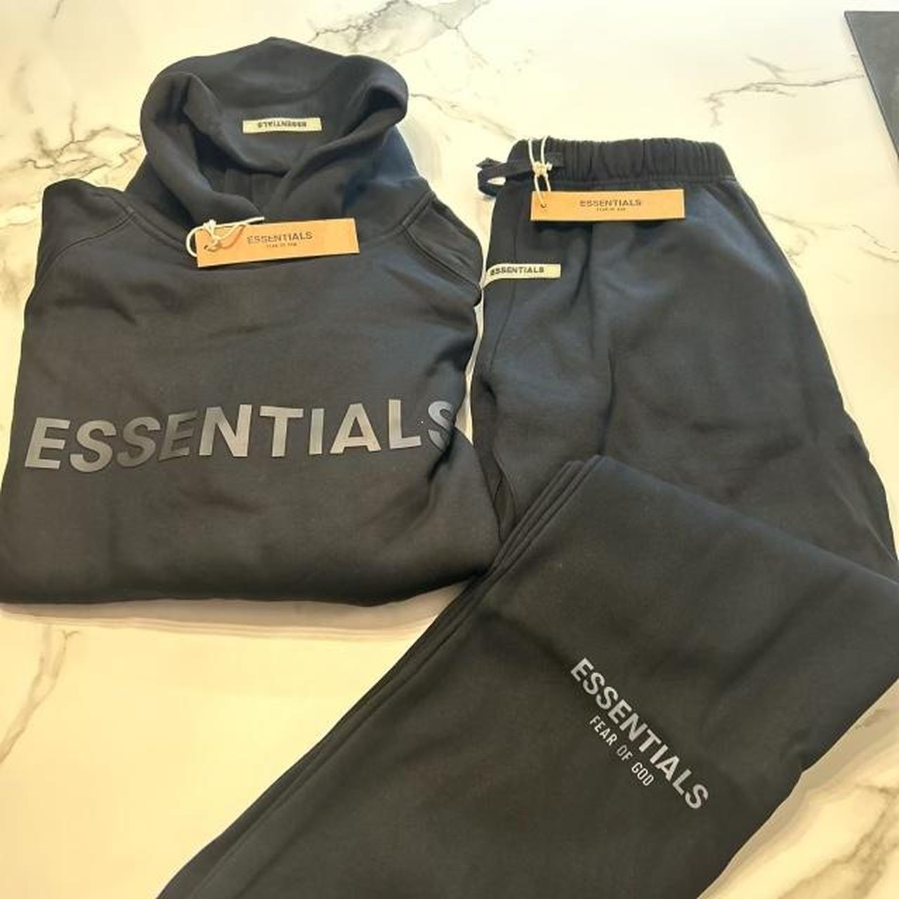 Black essentials tracksuits🖤 Dm for enquiries🖤 £130... - Depop