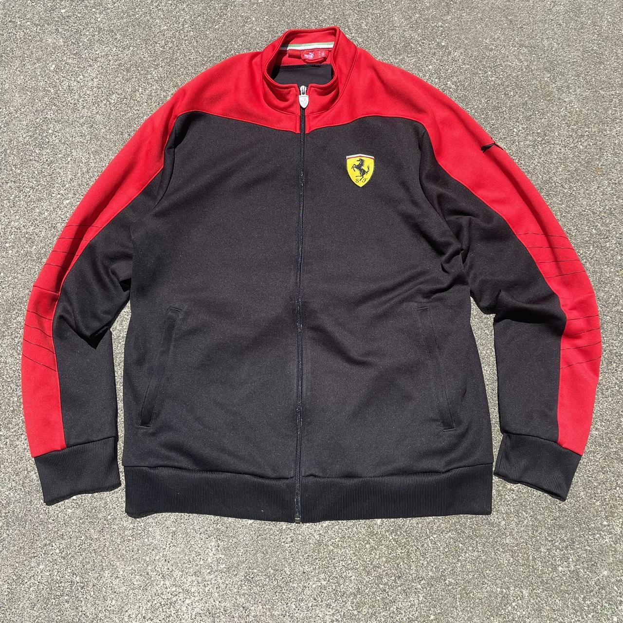 Official Scuderia Ferrari Zip Up Jacket Size: L No... - Depop