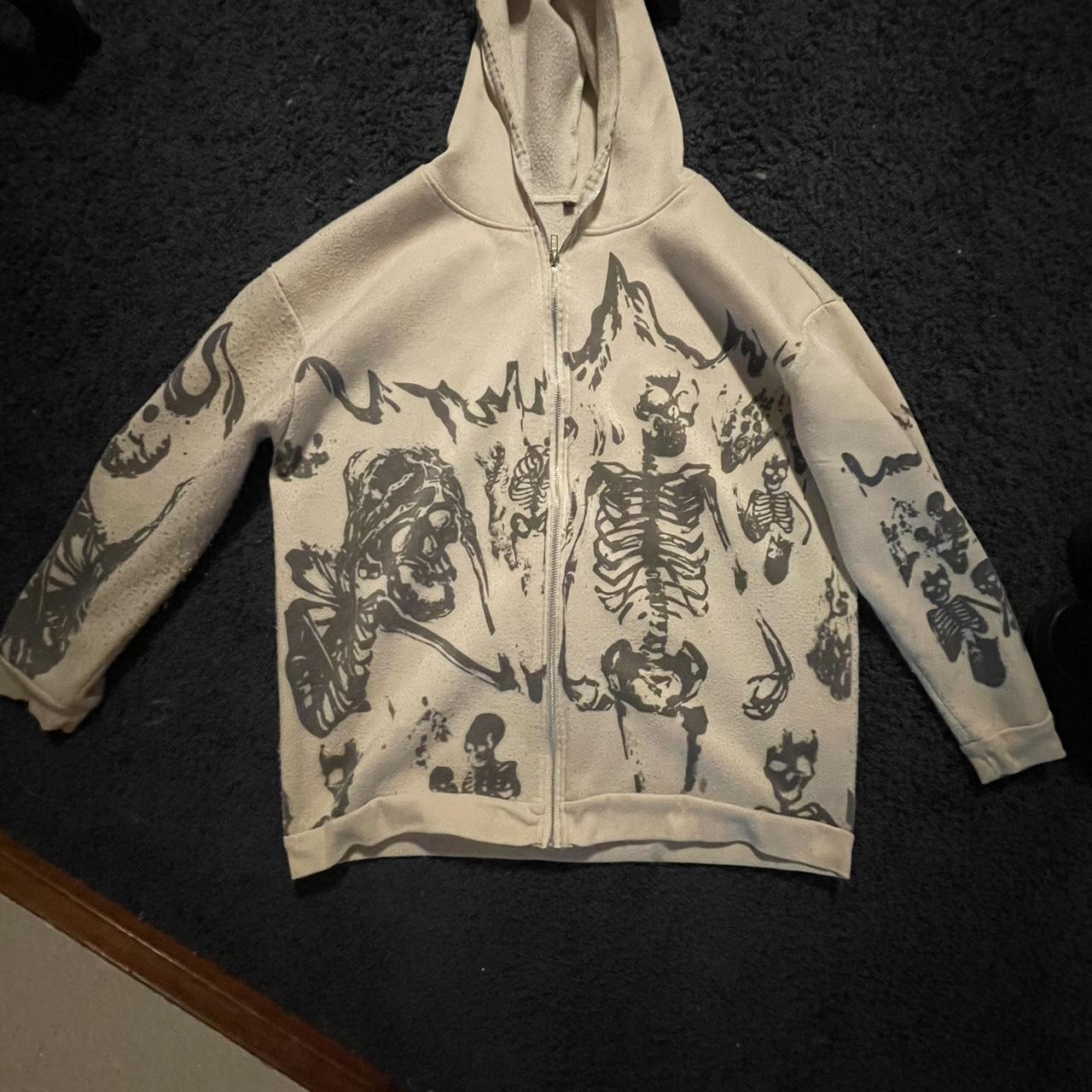 #y2k #grunge #skeleton #skull - Depop