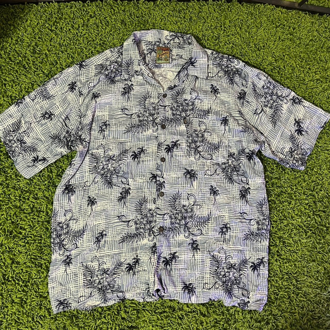 Vintage 90’s Pineapple Connection Hawaiian Button-Up - Depop