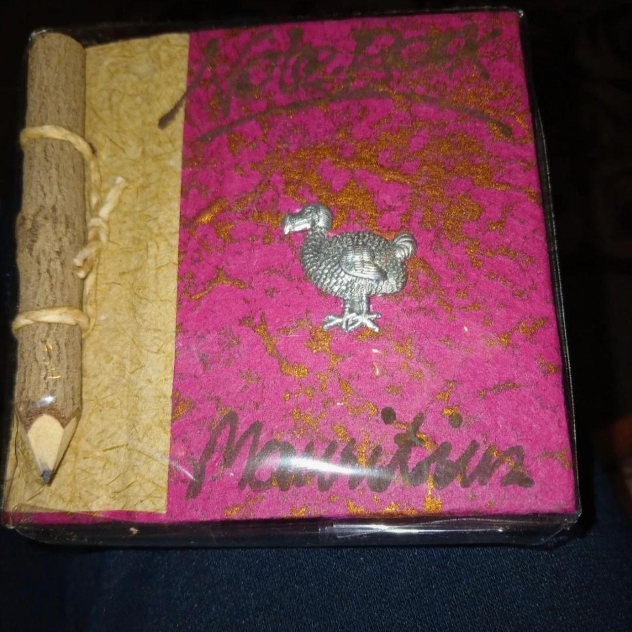 Small dodo notebook from Mauritius with pencil,... - Depop