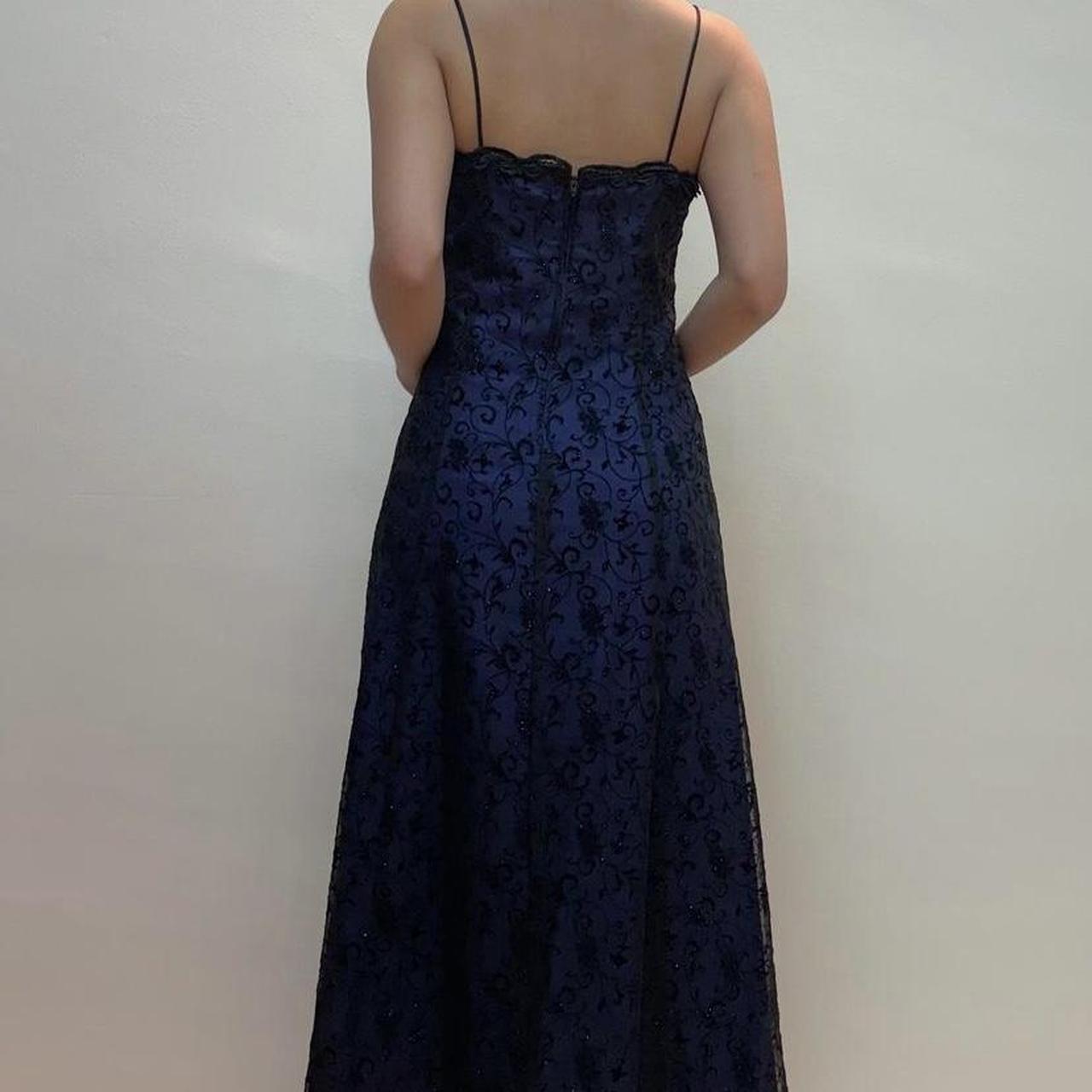 Vintage Purple Mesh Overlay Dress Daisypaisie on... - Depop