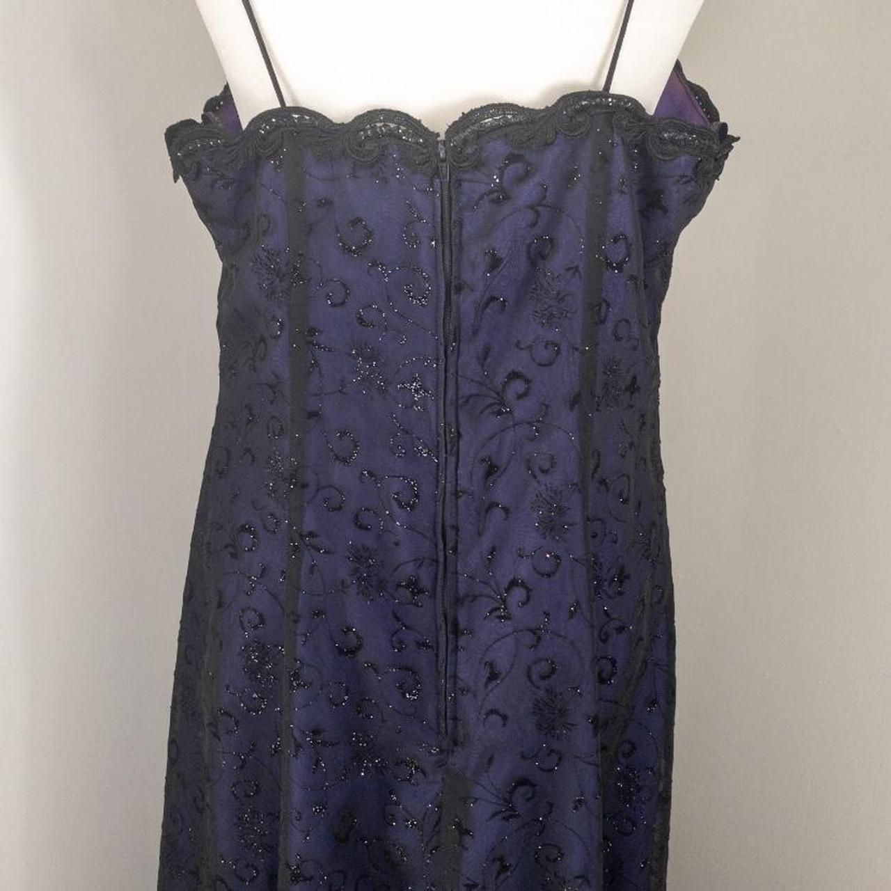 Vintage Purple Mesh Overlay Dress Daisypaisie on... - Depop