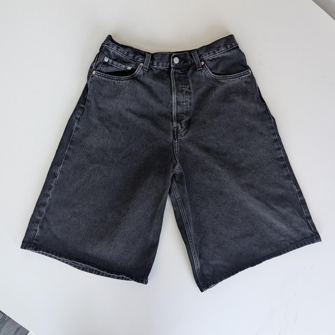 Weekday Astros Black baggy jorts These fit really... - Depop